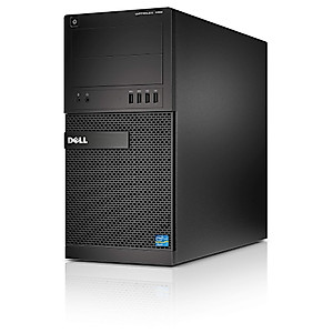 Fast Optiplex Xe2 Mid Size Tower Business PC (Intel Quad Core i7-4770s, 8GB Ram, 2TB HDD + 256GB SSD, WiFi, DVD-RW, HDMI) Win 10 Pro with CD (Renewed)