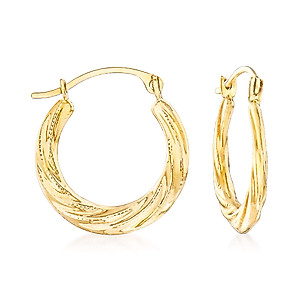 Ross-Simons 14kt Yellow Gold Jewelry Set: 3 Pairs Of Hoop Earrings