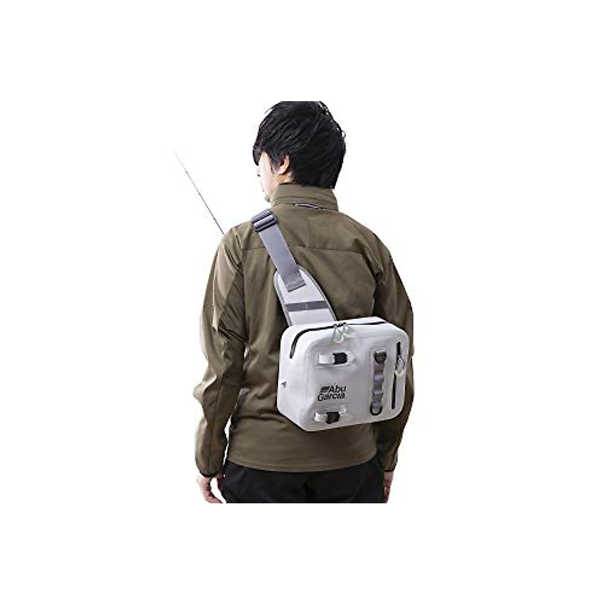 Abu Garcia One Shoulder Bag, Waterproof, Charcoal, Fishing