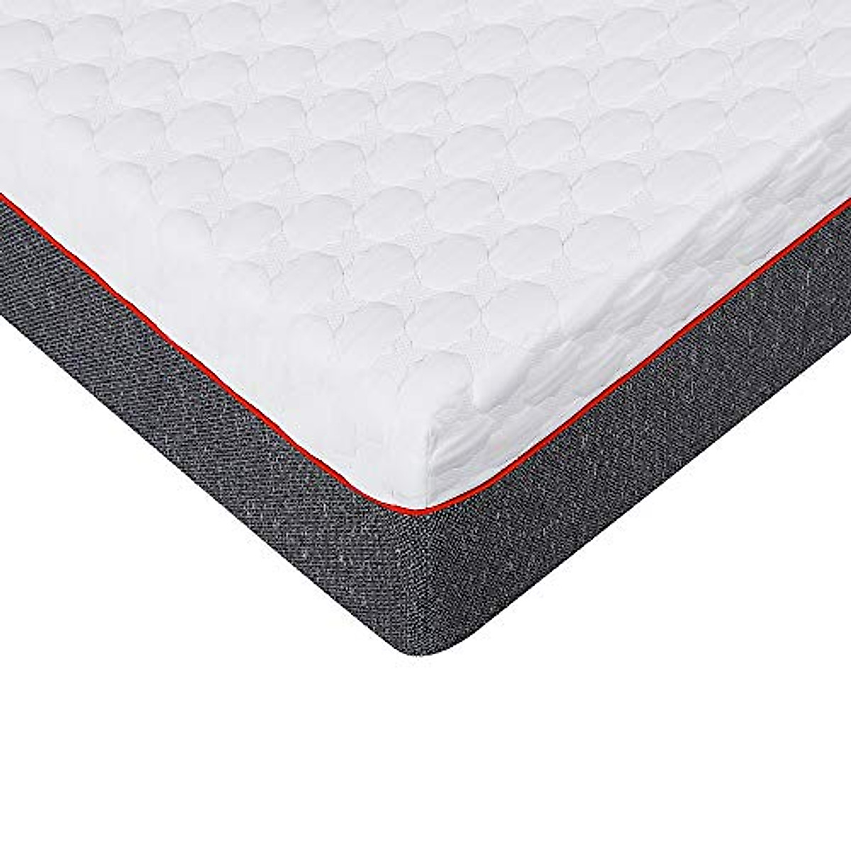 Olee Sleep 10 Inch Firm Memory Foam Mattress Cal King Gray, California King