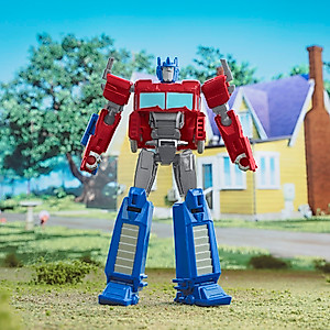 Transformers Toys EarthSpark Warrior Class Optimus Prime Action Figure, 5-Inch, Robot Toys for Kids Ages 6 and Up