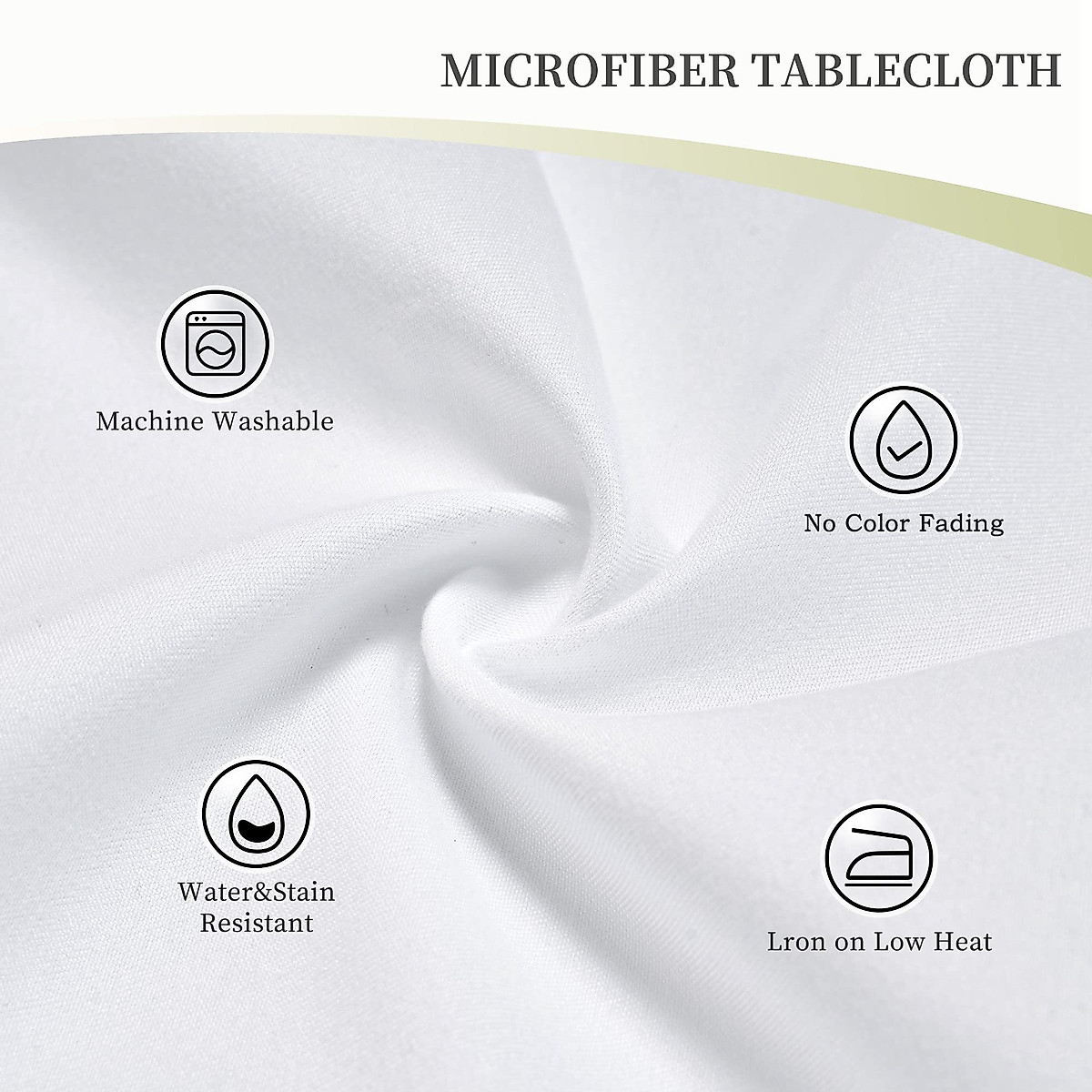 BEIANSHUO Haunted The Mansion Square Tablecloth (54x72in) - Water Resistant, Spill-Proof & Washable Polyester Table Cover - Versatile Decorative Fabric Ideal for Dining, Parties, Buffets & Camping