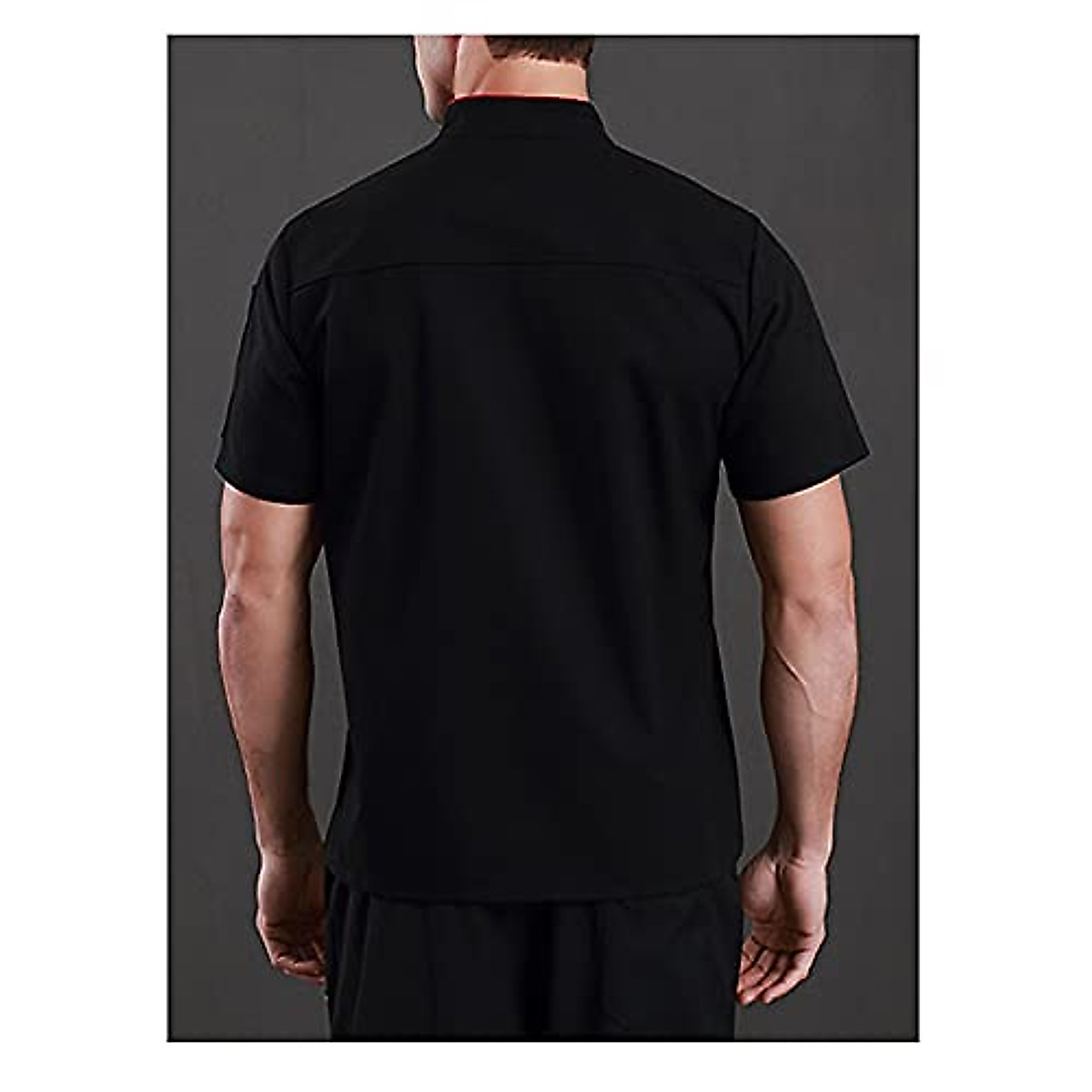 WintSallTab Personalized Chef Jacket Custom Short Sleeve Chef Coat Embroidered Name Chef Shirt Restaurant Work Uniform for Men Women X-Large