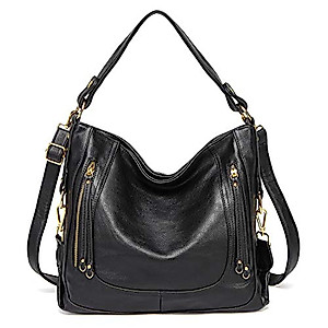 Kasqo Hobo Bags for Women,Large Ladies Purses and Handbags Vegan Leather Shoulder Bags Fashion Satchel Bag Tote Bags