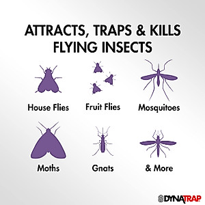 DynaTrap DT1050-TUNSR Mosquito & Flying Insect Trap + DT152 Indoor Insect Trap and Killer