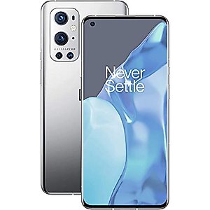 OnePlus 9 Pro 5G Dual LE2120 128GB 8GB RAM Factory Unlocked (GSM Only | No CDMA - not Compatible with Verizon/Sprint) China Version | Morning Mist (Silver)