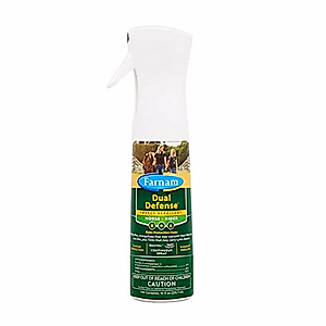 Farnam Dual Defense Insect Repellent for Horse and Rider, Fly Control, 12 Hour Long Lasting Protection, 10 Ounce Non-Aerosol Spray Bottle