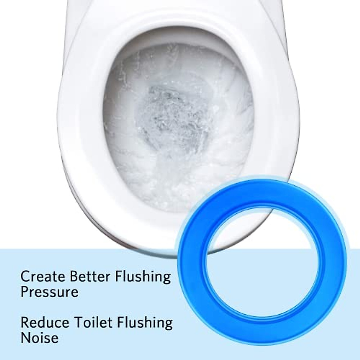 Jovitec 4 Packs 7301111-0070A Flush Valve Seal Kit for American Standard Toilets, Replacement Parts for Champion 4 Tank and Eljer Titan 4 Model Toilets, Replace for 012611410444