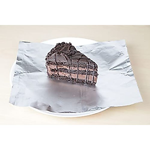 Daxwell Aluminum Foil Sheets, Interfolded, 9" x 10.75", J10002315 (Case of 3,000; 6 Boxes of 500),Silver