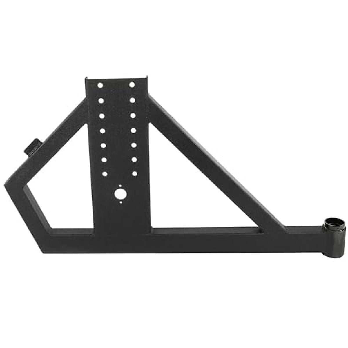 cciyu Rront Bumper and Rear Bumper Compatible for 2007-2018 for Jeep, Wrangler JK with D-ring with and Tire Carrier