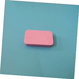 Ciieeo 8Pcs Boxes Pink push-pull box storage cubes with lid empty tin containers with containers with lids jewelry organizer tray metal storage organizer storage tank pill iron travel