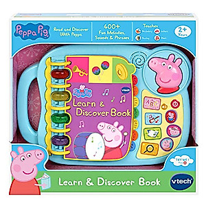 VTech Peppa Pig Learn and Discover Book , Blue