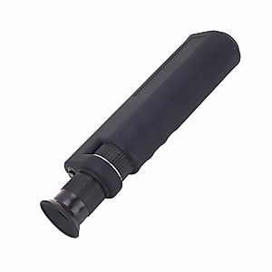 Fiber Optic Microscope Monocular Handheld Fiber Optic Inspection Microscope 400X Optical Communication Fiber Cable Inspection Microscope Magnifier Built-in Adapter Interface SC/LC/FC/ST