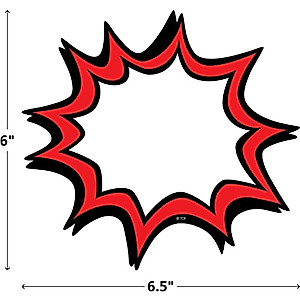 Teacher Created Resources Superhero Bursts Accents (5830)