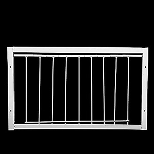 Unibell Iron Birdcages T-Trap House Door High Strength for Pigeon Parrot Easy Installation Pigeon Entrance Door Pigeon Birds House Bird Cage with Detachable Rolling Stand (43.3x26cm)