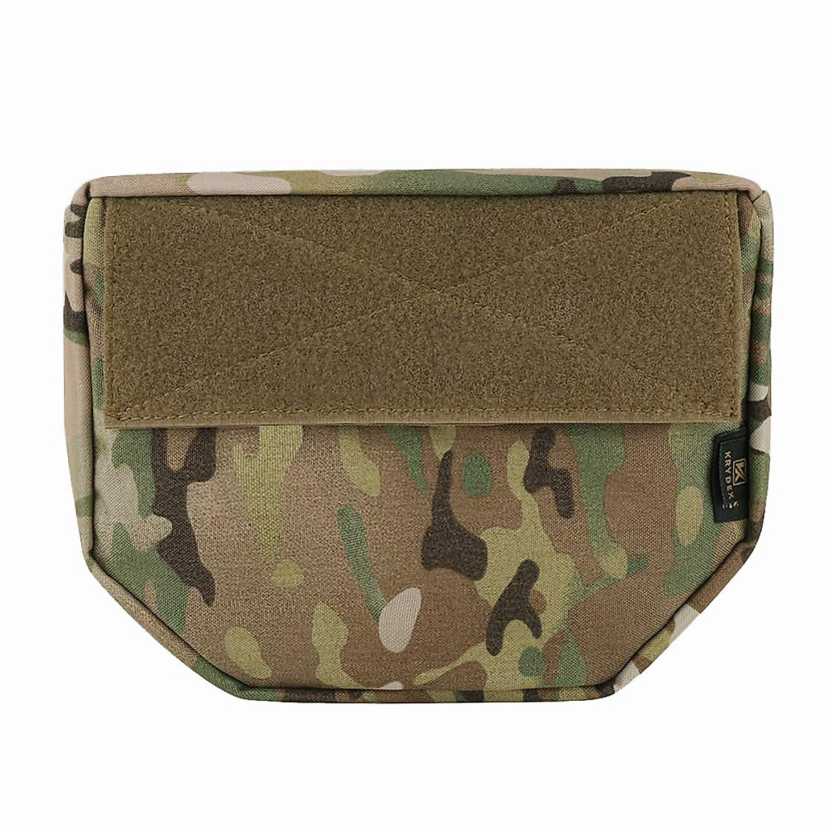 KRYDEX Tactical Dump Drop Pouch with Hook and Loop for JPC CPC AVS Vest Utility Tool Bag Airsoft Paintball (Upgrade Pouch-MC)