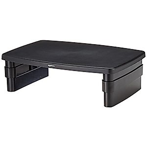 Amazon Basics Adjustable Computer Monitor Riser Desk Stand