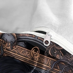 UPIKIT Crows Quilt Cover 3D Print Ravens for Boys Girls Comforter Covers Duvet Cover with Pillow Cases Soft Microfiber with Zipper Closure Bedding Set 3 Pieces Queen（228x228cm）, Style-1