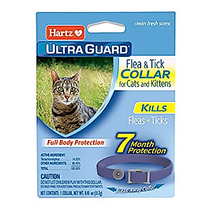 Hartz UltraGuard Purple Flea & Tick Collar for Cats and Kittens - 7 Month Protection