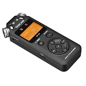 Tascam Portable Studio Recorder, Black, 7.5 x 2.4 x 1.2 inches (DR-05V2)