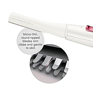 Panasonic Full Body Hair Removal for Women, Portable Sleek Design, Gentle for Bikini, Underarm, Legs Areas, Pink, 1 Count (Pack of 1)