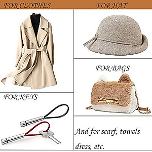 SUNUNICO Wall Hooks for Girls Bedroom, 5 Pack Coat Hooks Wall Mounted with 10 Pieces of Anchor Screws for Coat, Scarf, Hat, Towel, Robe, Key