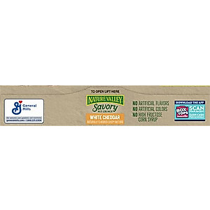 Nature Valley Savory Nut Crunch Bars, White Cheddar, 0.89 oz, 5 bars