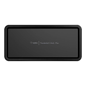 Belkin Thunderbolt 3 Dock Plus Thunderbolt 3 Cable - USB-C Hub - 8-In-1 Docking Station for MacOS & Windows, Dual 4K @60Hz, 40Gbps Transfer Speed, 60W Upstream Charging, w/ Ethernet & Audio Ports