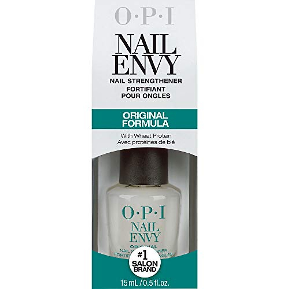 OPI Nail Strengthener, Nail Envy Nail Strengthener Treatment, Nail Treatments, 0.5 fl oz, OPI ProSpa Collection, Manicure Nail & Cuticle Oil and Skin Care Essentials