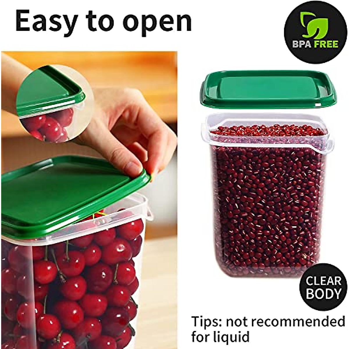 Sweedor 34 PCS Variety Sizes Shapes Food Storage Containers with Lids Airtight Easy to Clean,For Travel & Organization, Dishwasher Safe