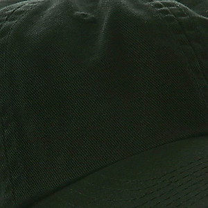 Low Profile Dyed Cotton Twill Cap - Black W39S55D