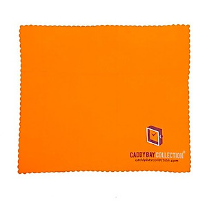 200 pcs Chevron Paper Gift Bags Shopping Sales Tote Bags 6" x 9" Shimmering Silver with Caddy Bay Collection Microfiber Cleaning Cloth