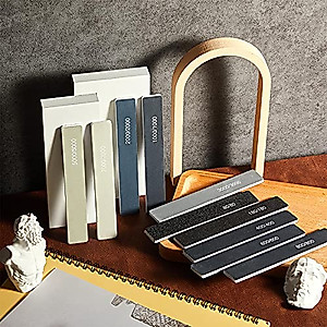 20 Pcs Honoson Sanding Sticks for Plastic Models Polishing Sticks Assorted Metal and Wood Sanding Tools Accessory for Model Craft Amateur Beginner(Low Grits Rating,Classic Style)