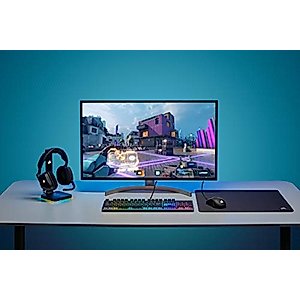 Corsair K60 RGB Pro Low Profile Mechanical Gaming Keyboard - CHERRY MX SPEED Mechanical Keyswitches – Slim and Streamlined Durable Aluminum Frame - Customizable Per-Key RGB Backlighting