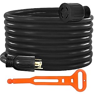 Vevor Generator Extension Cord, Black