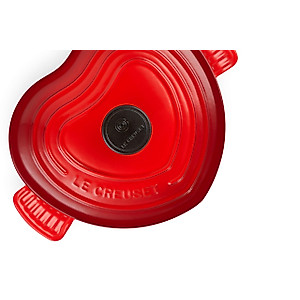 Le Creuset Enameled Cast Iron Heart Cocotte, 2 qt., Cerise