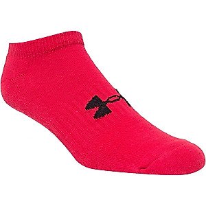 UA Training Cotton Socks - Red - Large (Shoe Size 8 -12)