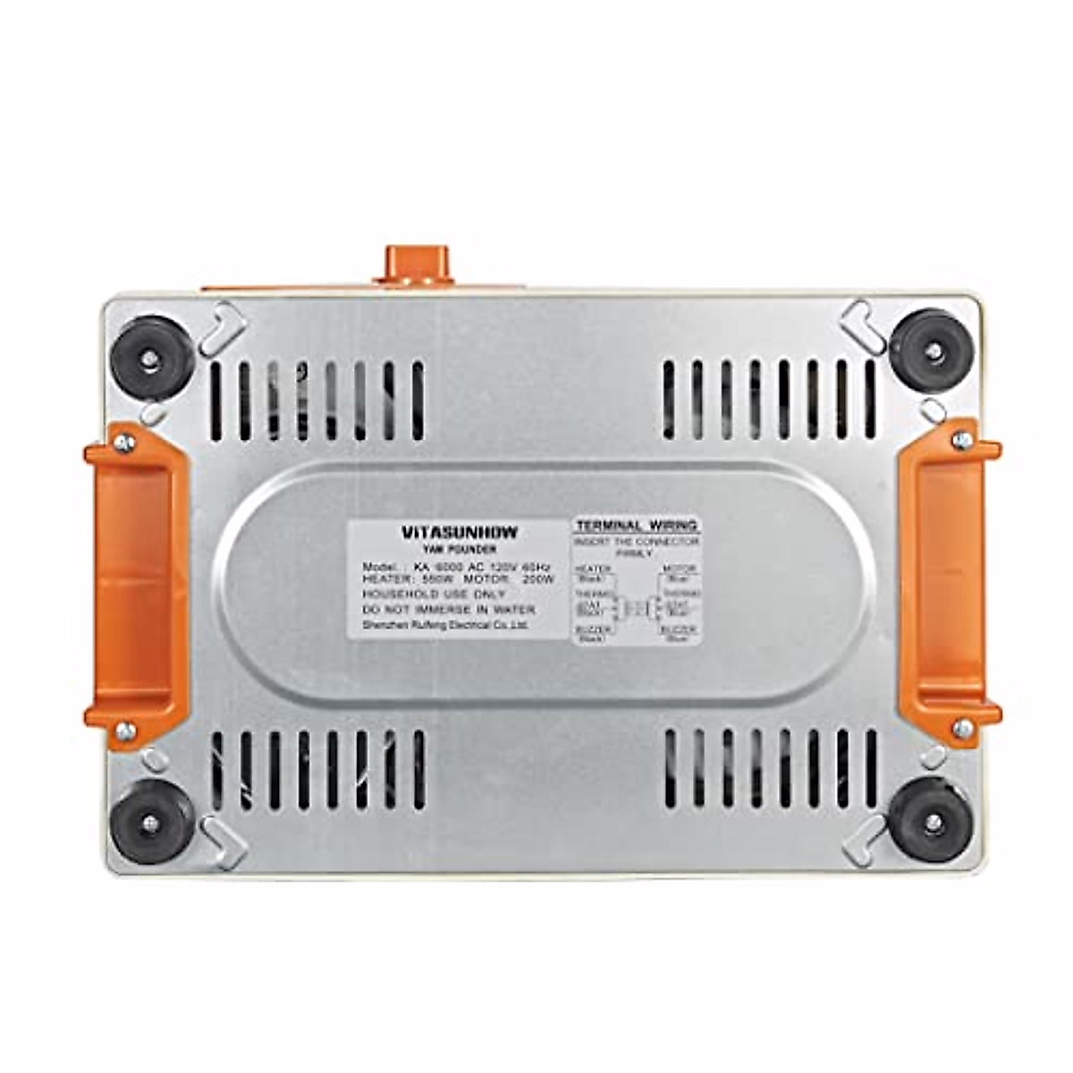 VITASUNHOW Yam Pounder Machine Potato Cassava Puree Baby Food Mixer Automatic Cooking and Mixing Food Processor