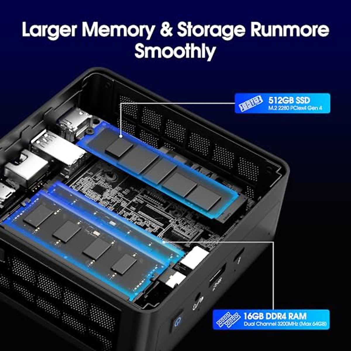 Intel NUC 11 NUC11PAHi7 Panther Canyon Mini PC, i7-1165G7, 16GB RAM, 512GB SSD, Mini Computers Windows 11 Pro for Business Home Office, Support 8K/WiFi 6/4K Quad Display/Bluetooth 5/Thunderbolt 3