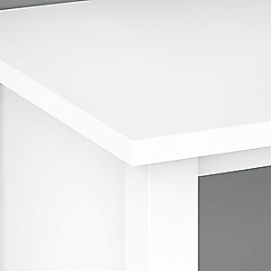 Bush Furniture Broadview 6 Cube Storage Bookcase in Pure White