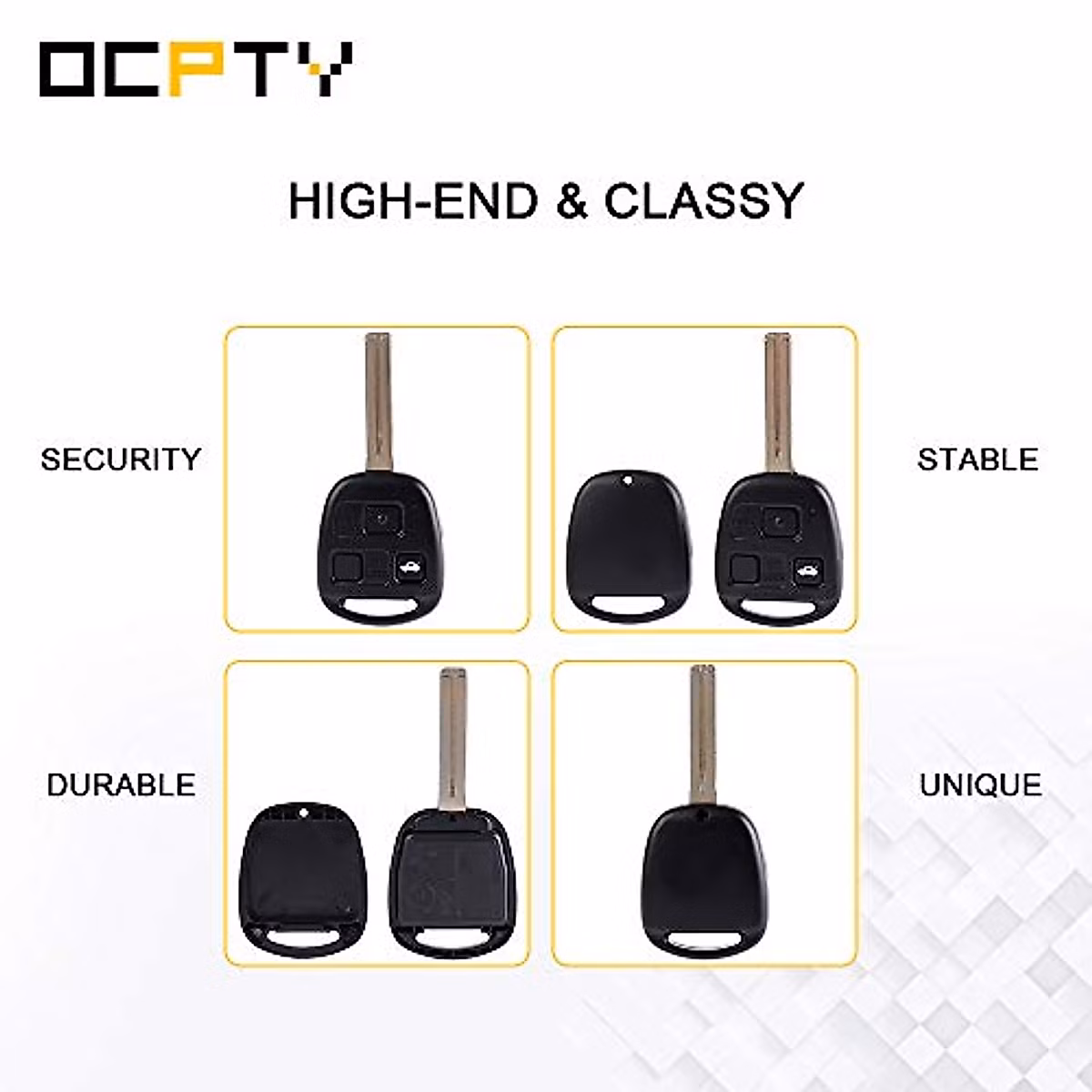 OCPTY 1X Flip Key Entry Remote Control Entry Remote Key Fob Transponder Ignition Key fit for 01 02 03 04 05 06 for L uxus LS430 ES330 HYQ12BBT 89785-50031