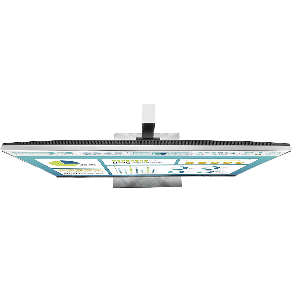 HP EliteDisplay E273 27 Inch FHD (1920 x 1080) LED Backlit IPS Monitor (1FH50A8#ABA) Bundle with HDMI Port, VGA Port, DisplayPort, 6-feet HDMI Cable and LCD Cleaning Kit