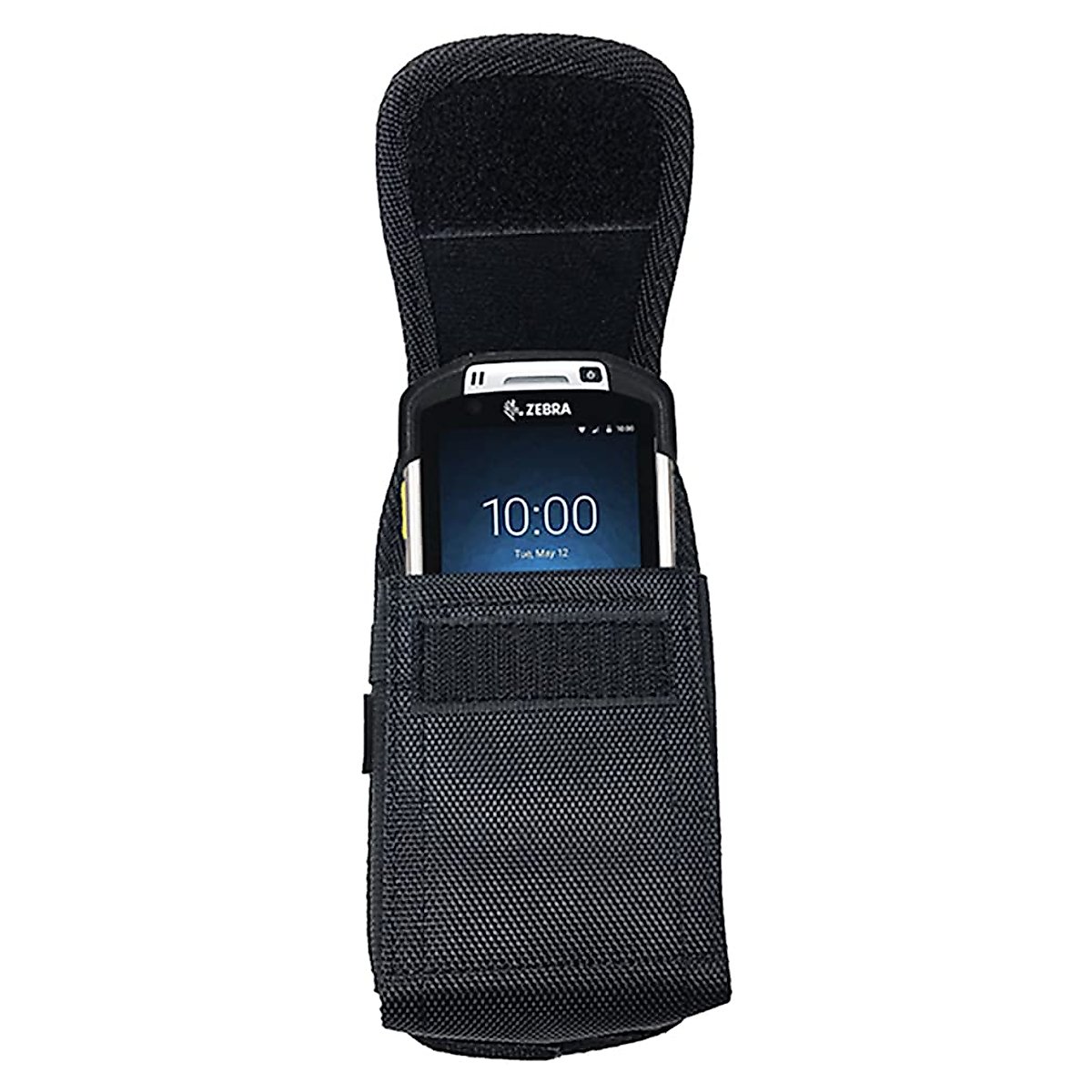 AGOZ Large Scanner Holster, Rugged Vertical Case Pouch for Zebra TC75x, TC75, TC70x, TC70, TC72, TC77, M60, MC65, MC67 Mobile Computer Handheld Barcode Scanner Holder with Metal Belt Clip, Belt Loops