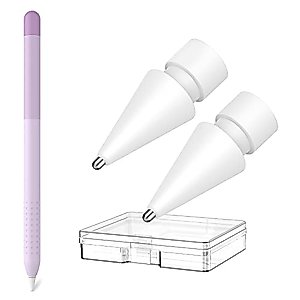 Apple Pencil 1st Generation Case + 2 Pack Apple Pencil Tips