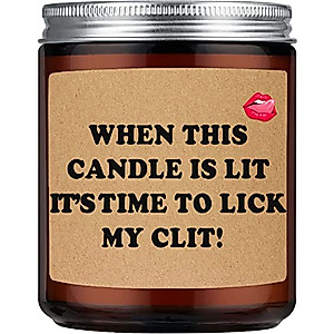 Gifts for Women - Funny Gifts for Women Her Boyfriend Fiancee Couple - Valentines Day Gifts for Her - Naughty Mothers Day Anniversary Engagement Gifts for Wife - Best Friends Gifts - Scented Candles