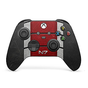 Head Case Designs Officially Licensed EA Bioware Mass Effect N7 Logo Armor Graphics Vinyl Sticker Gaming Skin Decal Cover Compatible With Xbox Series X Console and Controller Bundle