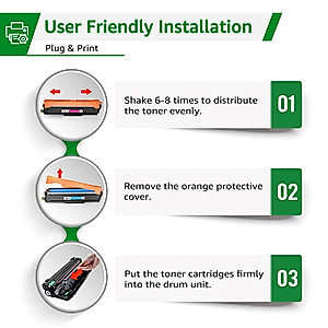 GREENSKY Compatible Toner Cartridge Replacement for Brother TN227 TN227BK TN-227 TN223BK TN223 MFC-L3770CDW HL-L3270CDW HL-L3290CDW HL-L3210CW HL-L3230CDW MFC-L3710CW MFC-L3750CDW Printer (5-Pack)
