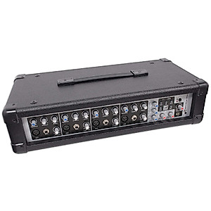 Rockville 1800w Powered 4 Channel Mixer/Amplifier w USB/EQ/Effects/Phantom (RPM45)