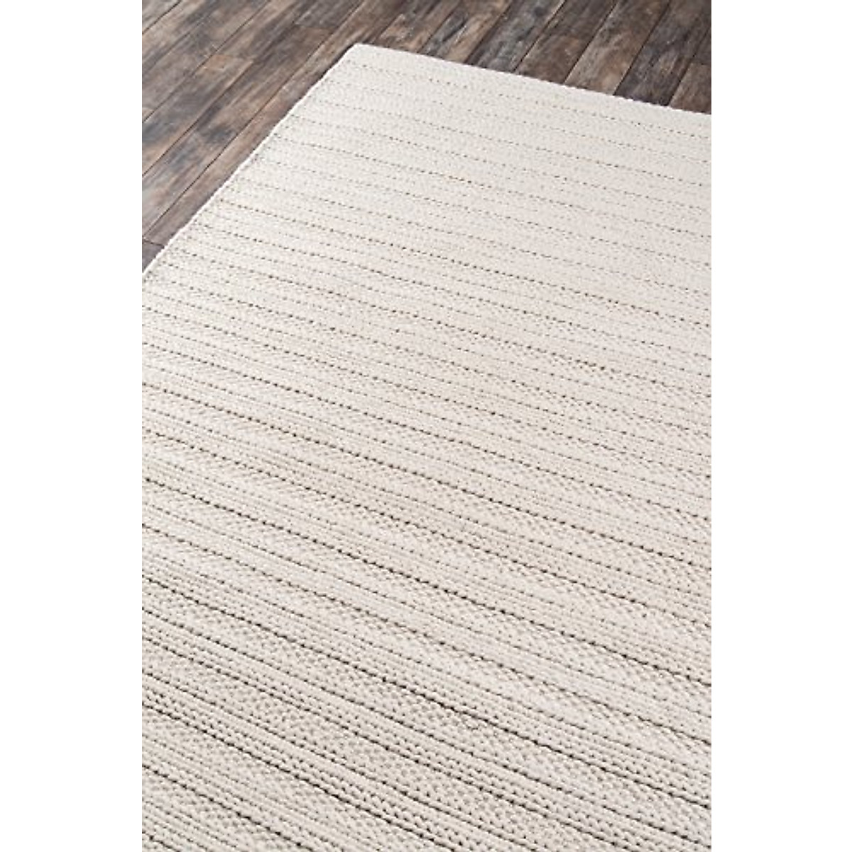 Momeni Andes Wool and Viscose Area Rug, 7'9" X 9'9", Ivory