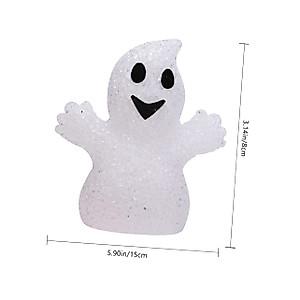 ABOOFAN 2 Pcs Halloween Crystal Small Night Lamp Pumpkin LED Light Pumpkin Plastic Light Plastic Halloween Light Halloween Party Night Light Halloween Decorative Light Halloween Props car